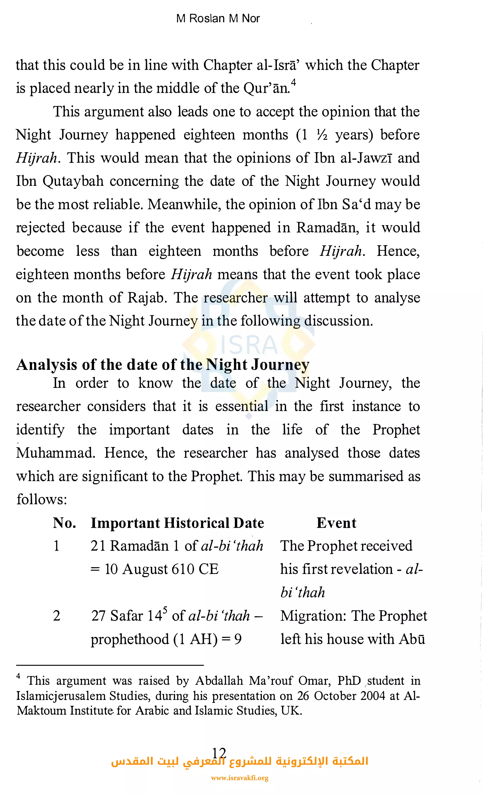 lslamicjerusalem: The Land of the Night Journey and Ascension | PDF