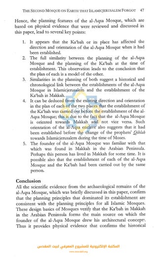 THE SECOND MOSQUE ON EARTH THAT ISLAMICJERUSALEM FORGOT: REVEALING THE ANCIENT AL-AQSA MOSQUE | PDF