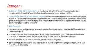 surgerical approach knee | PPTX