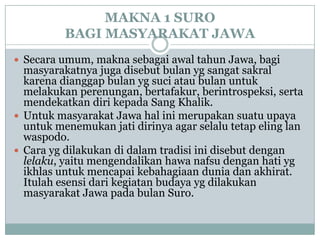 1 suro presentasi | PPTX