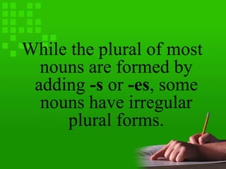 Eng7 sva irregular plural forms | PPT