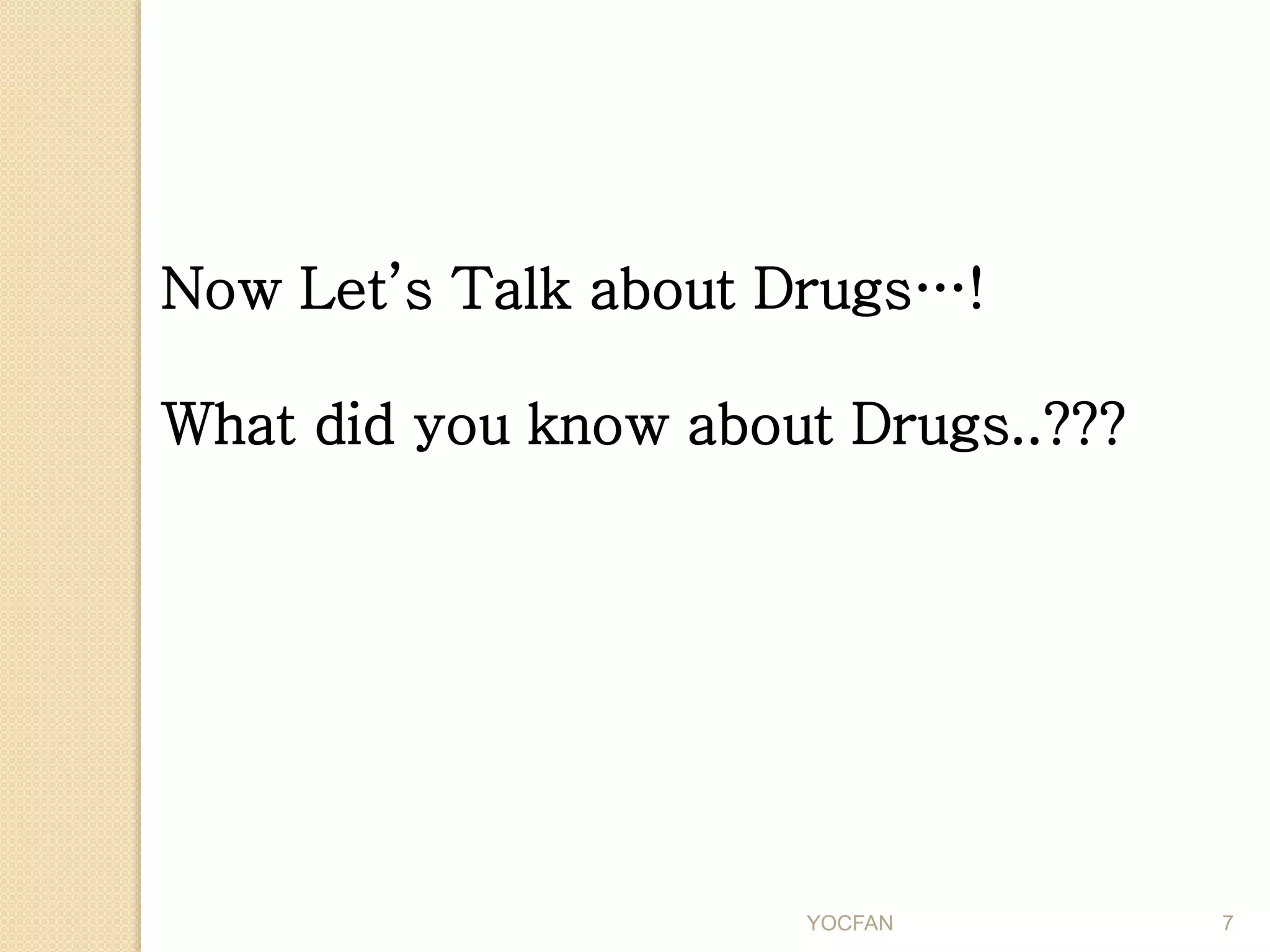 Effective Role of Youth in Drug Use Prevention | PPTX