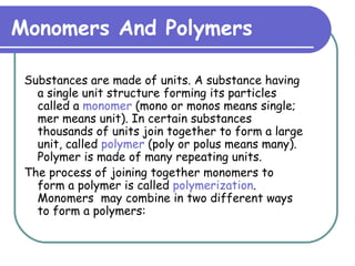 synthetic fibers and plastics | PPT