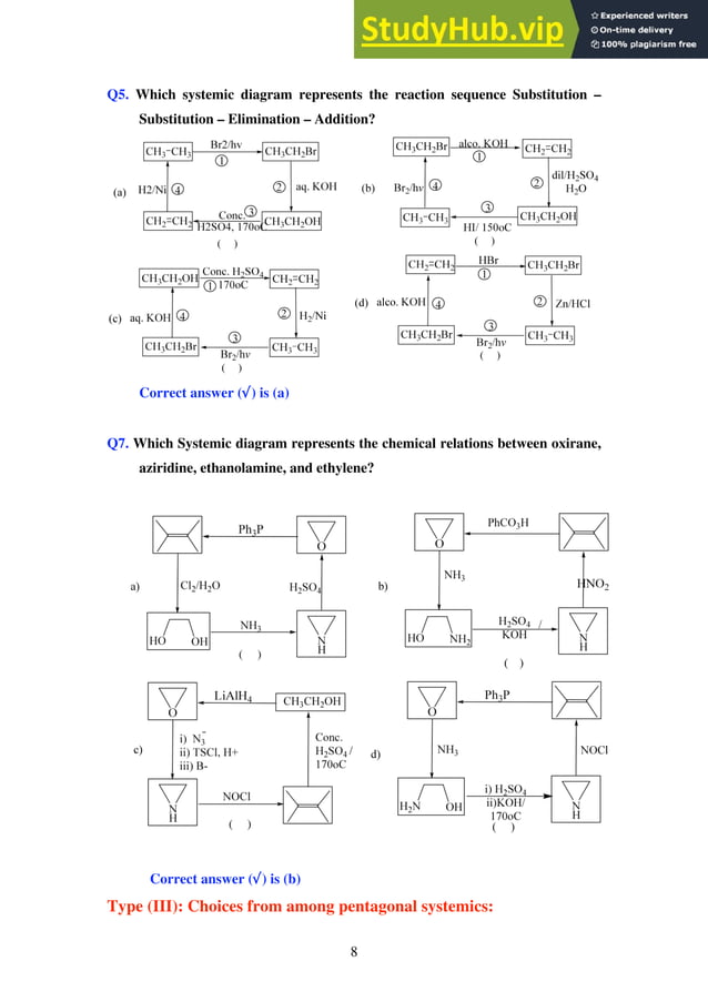1 Systemic Multiple Choice Questions In Chemistry | PDF
