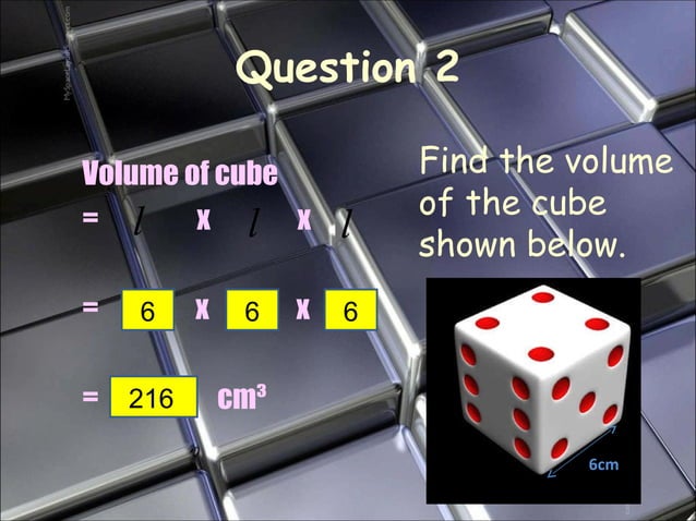 Volume of Cubes and Cuboid | PPT | Physics | Science