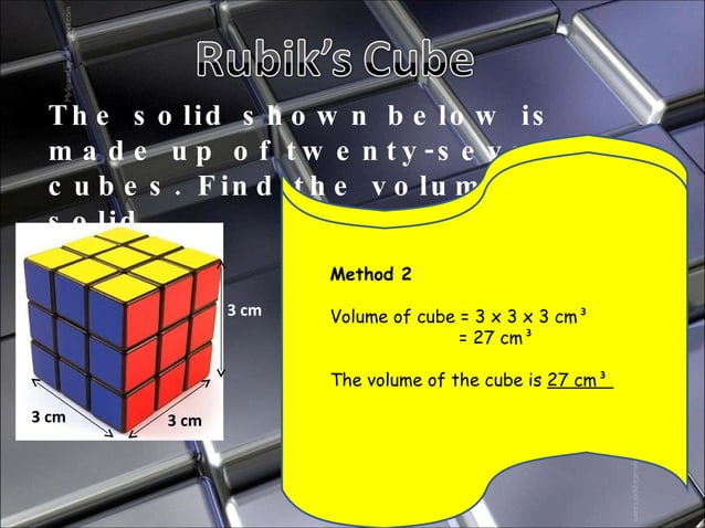 Volume of Cubes and Cuboid | PPT | Physics | Science