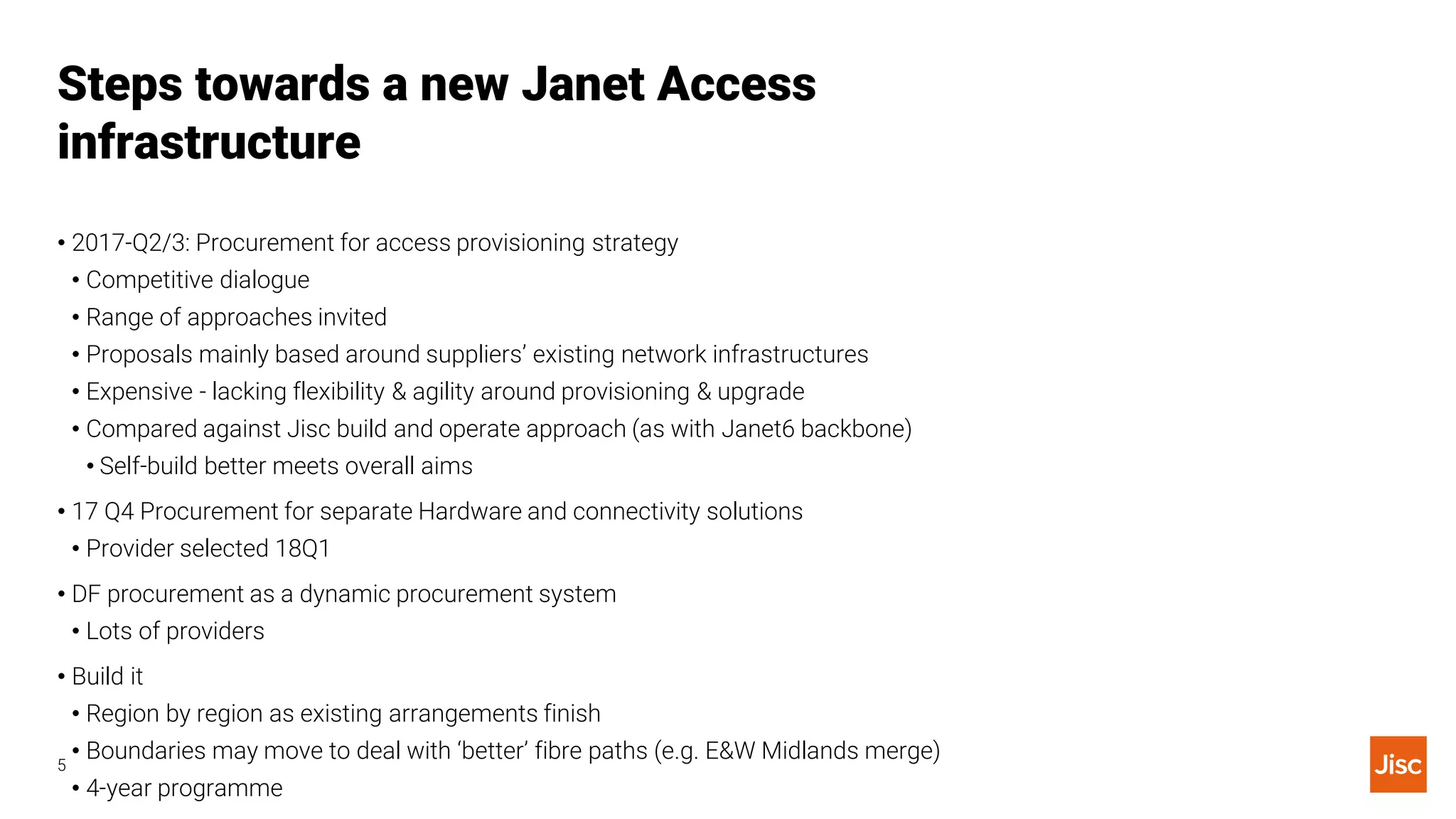 The Janet architecture and new Janet access infrastructure | PPTX