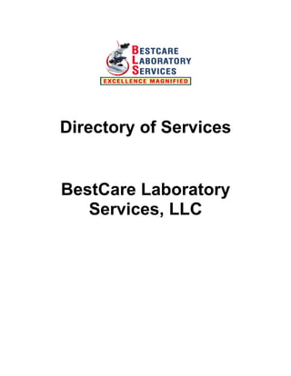 BestCare Laboratory, Client Manual | PDF