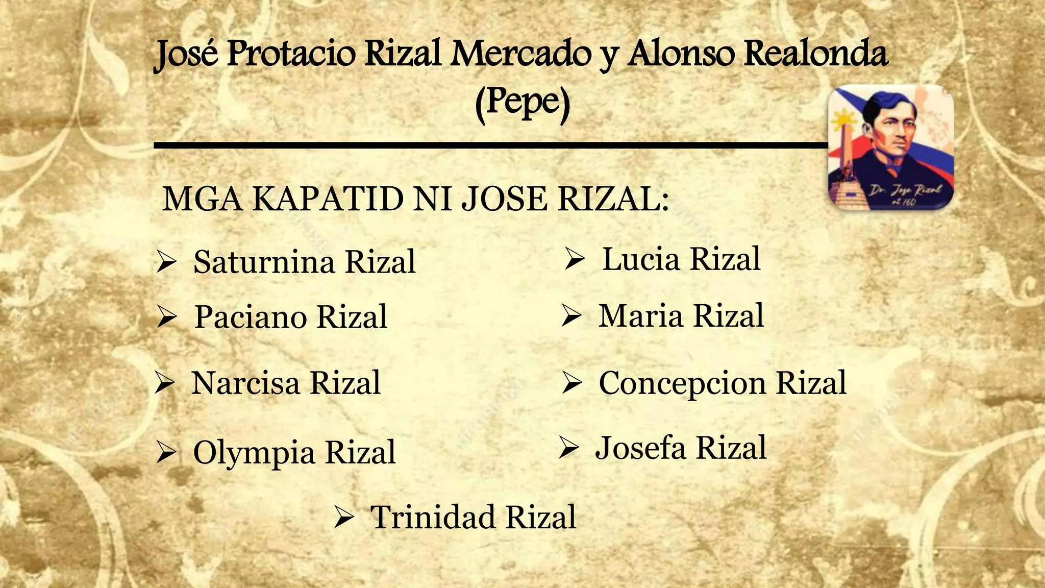 Talambuhay ni Dr. Jose P. Rizal.pptx