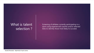 1) Talent identification intro.pptx | Sports