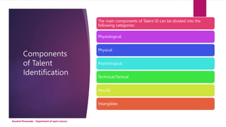 1) Talent identification intro.pptx | Sports