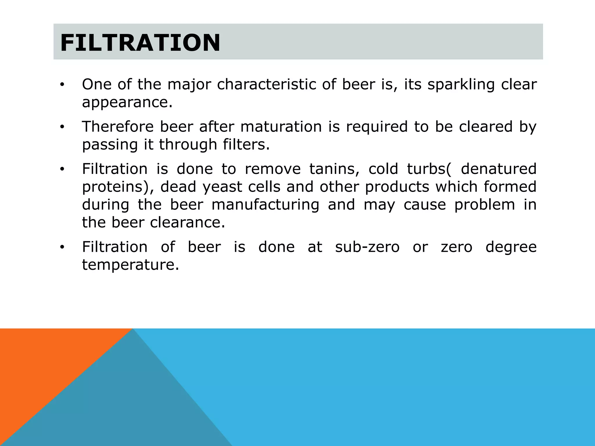 Brewing Process/ Beer manufacturing process/ Working of brewery | PPTX