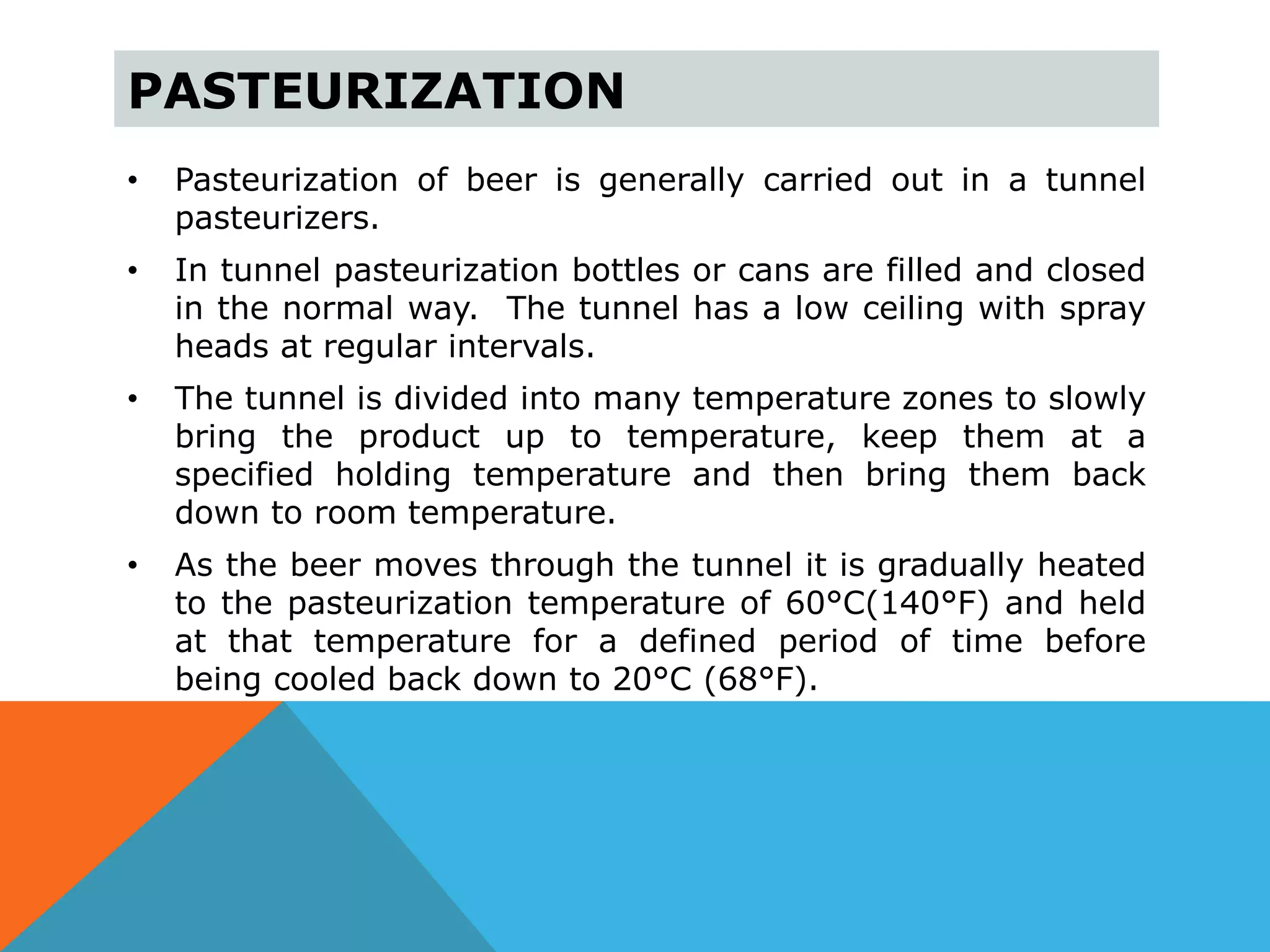 Brewing Process/ Beer manufacturing process/ Working of brewery | PPTX