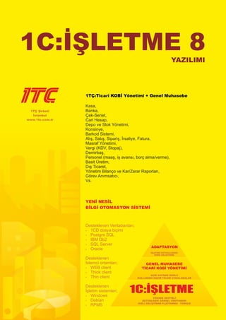1tc İşletme 8 Yazılımı | PDF