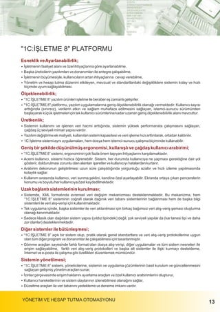 1tc İşletme 8 Yazılımı | PDF