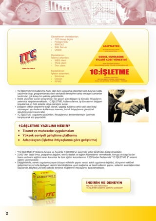 1tc İşletme 8 Yazılımı | PDF