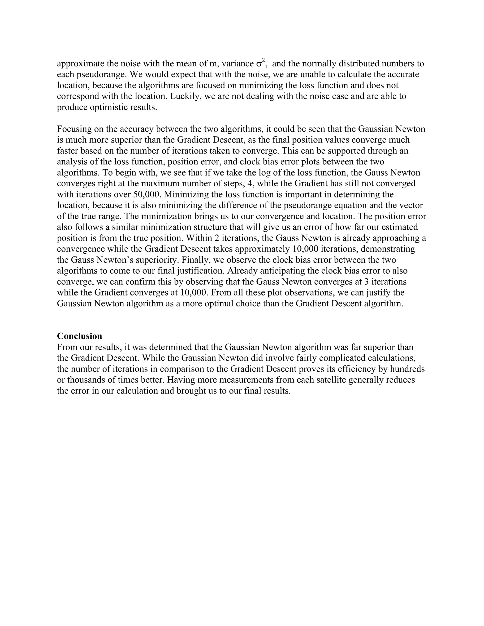 Algorithms for Global Positioning | PDF