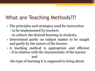 1 teaching methodology | PPTX