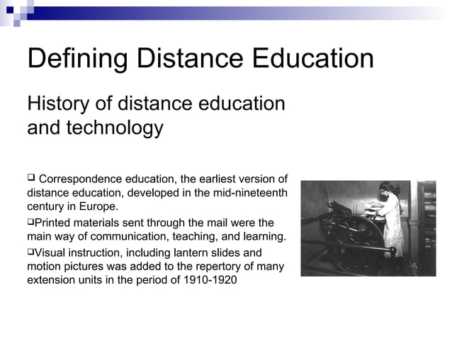 distance learning | PPT