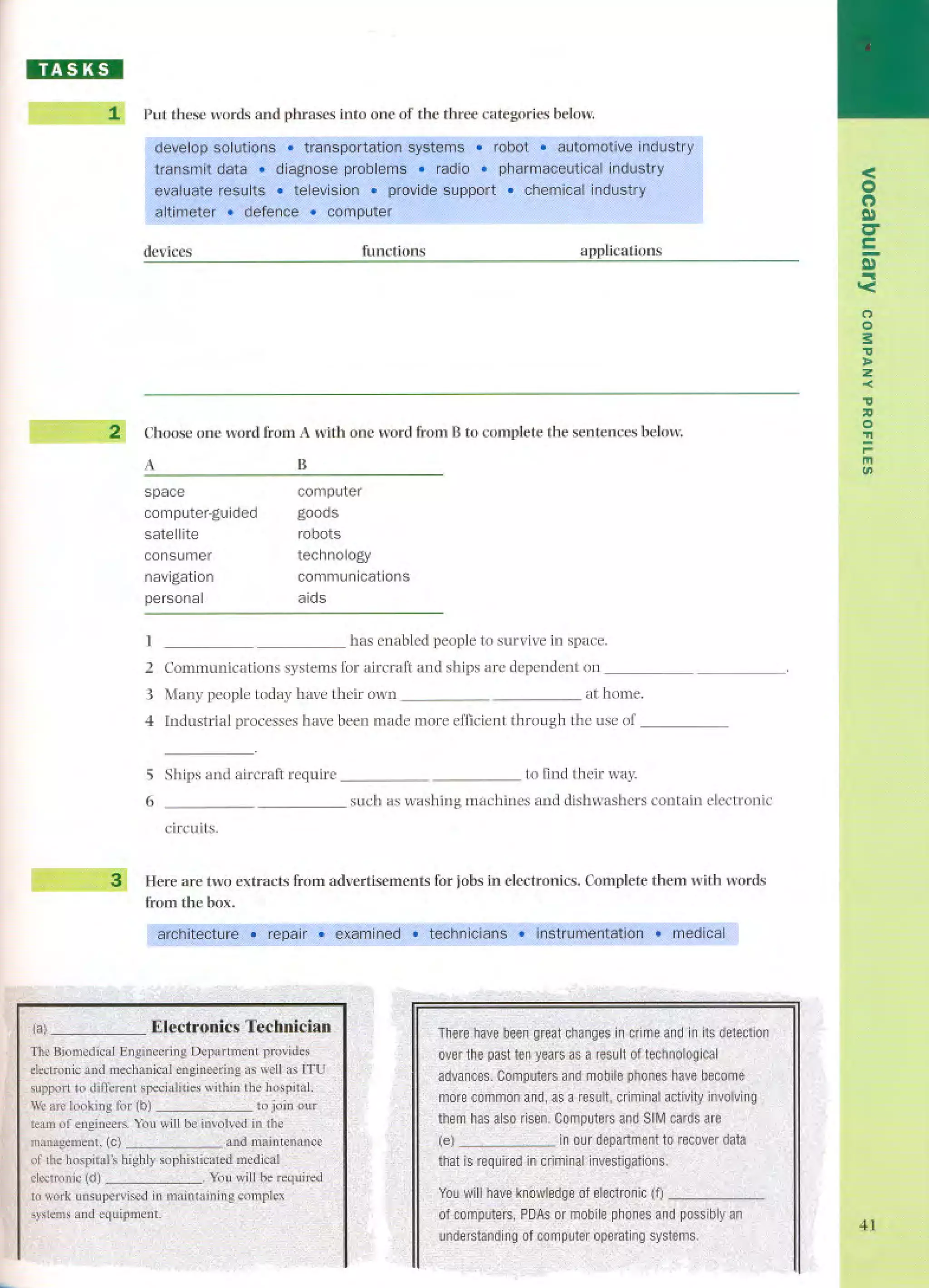 Technical English Vocabulary and Grammar | PDF