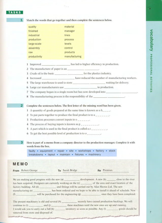 Technical English Vocabulary and Grammar | PDF