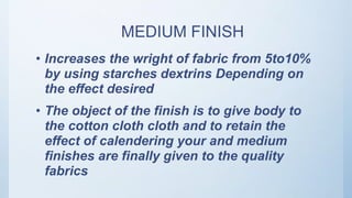 textile finishing | PPT