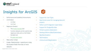 ArcGIS Progress and Road Map - Esri Ireland Tech Update 2019 | PPTX