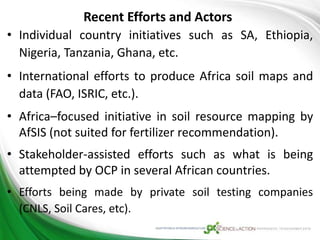 African Soil Information System | PPTX