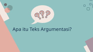 Argumentasi Kelas XI Kurikulum merdeka.ppt