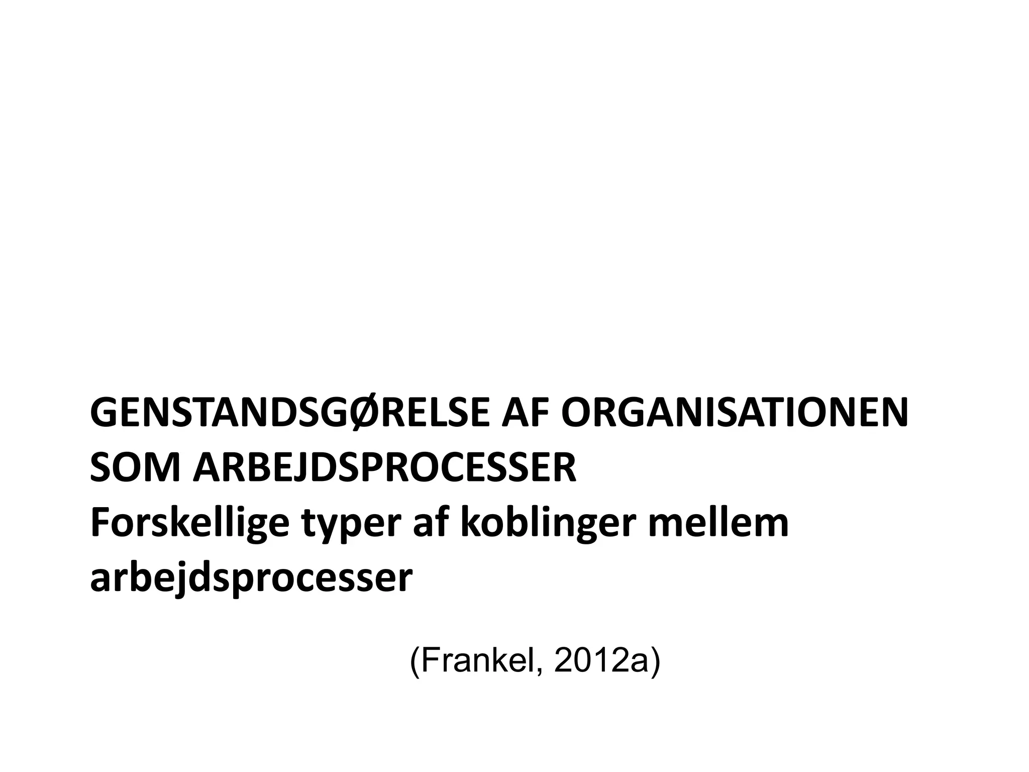 Tema 1: Arbejdsprocesser | PPTX