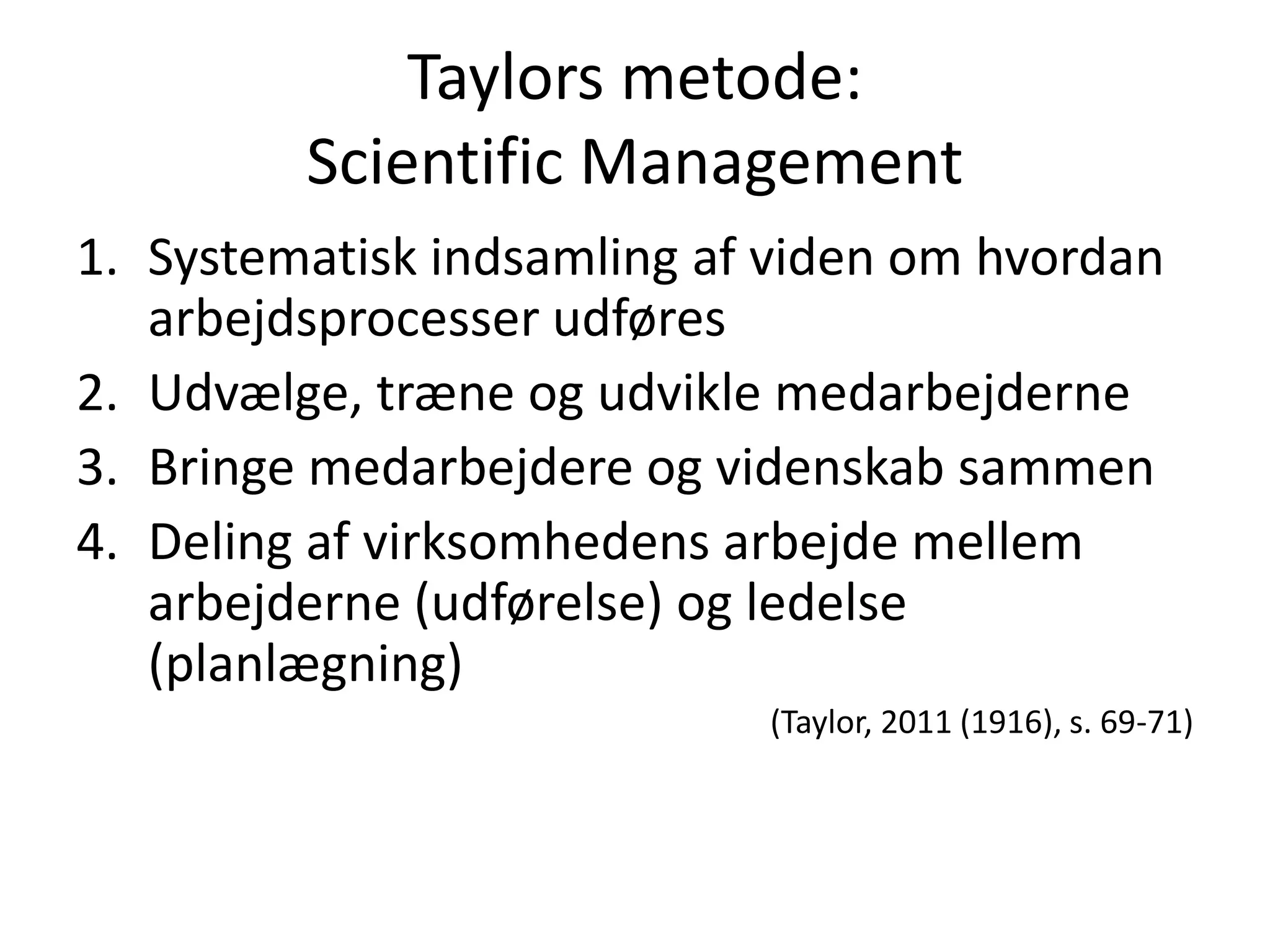 Tema 1: Arbejdsprocesser | PPTX