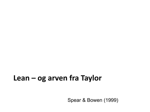 Tema 1: Arbejdsprocesser | PPTX