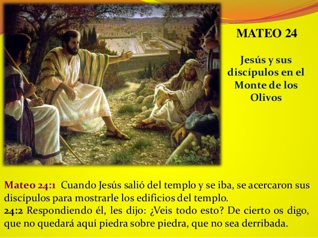 1 tema mateo 24
