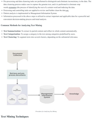 Text mining steps with examples and sample | PDF | Search | Internet
