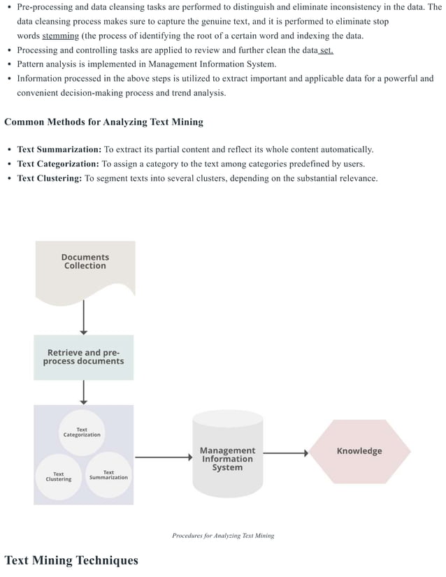 Text mining steps with examples and sample | PDF | Search | Internet