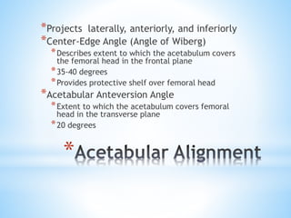 Anatomy of The hip joint & femoral Head | PPTX