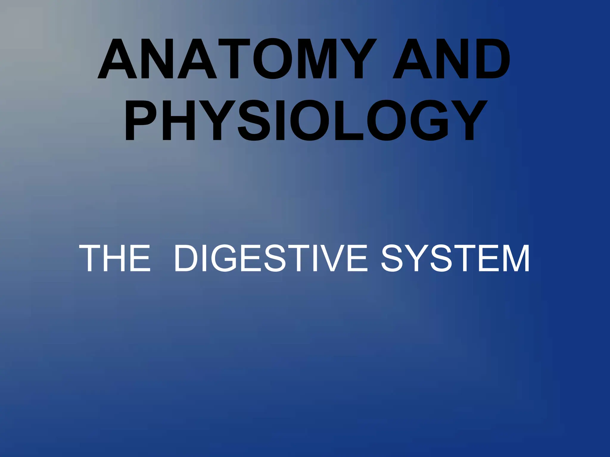 Ppt Digestive System Histology And Models Powerpoint Presentation