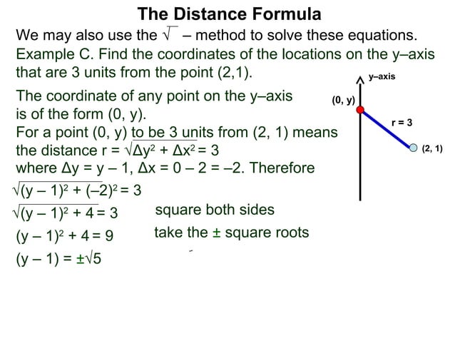 31 the distance formulas | PPT