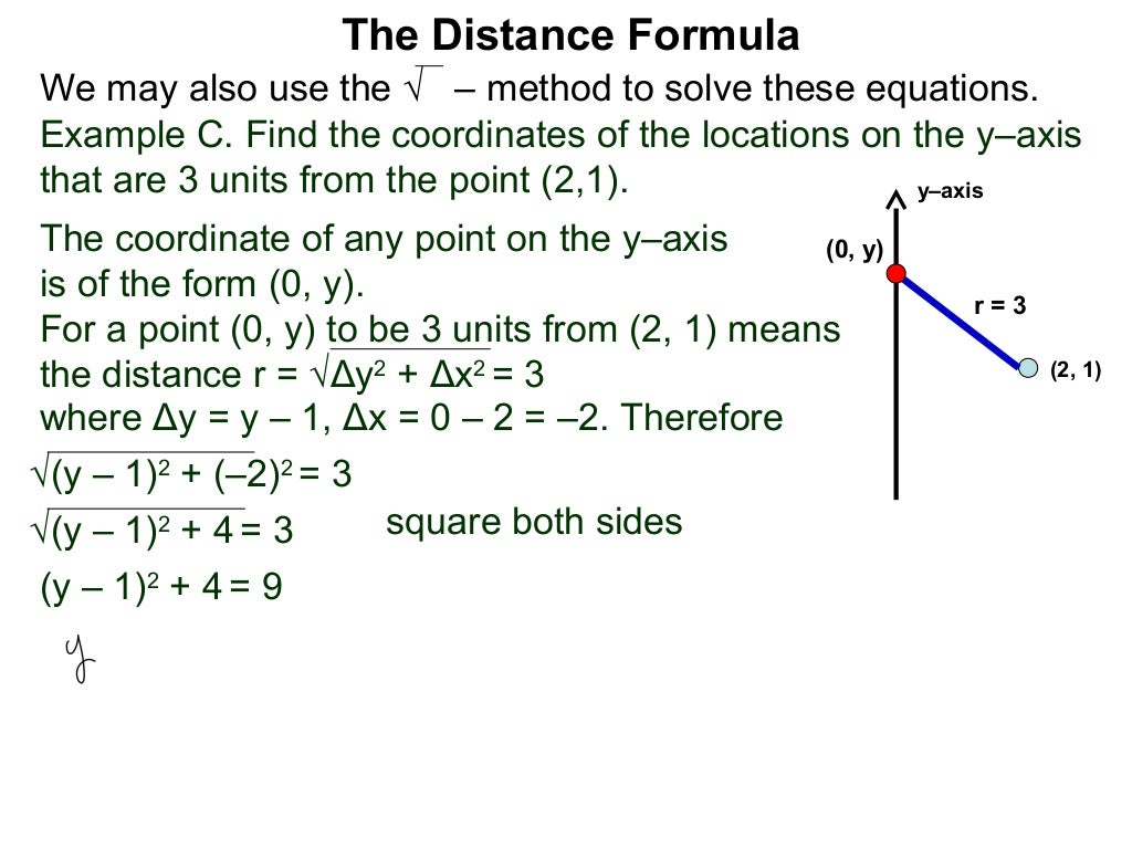 31 the distance formulas