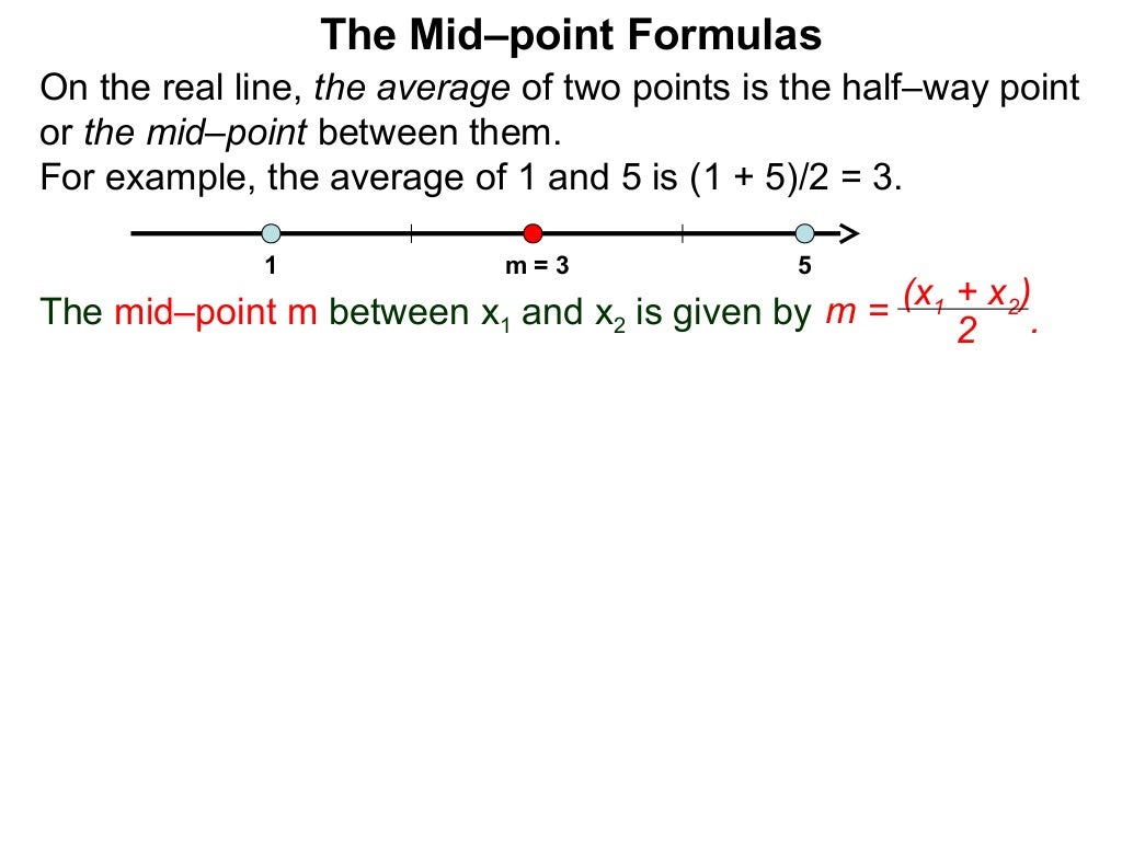 31 the distance formulas