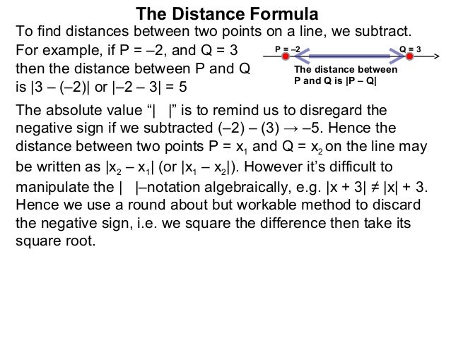 31 the distance formulas