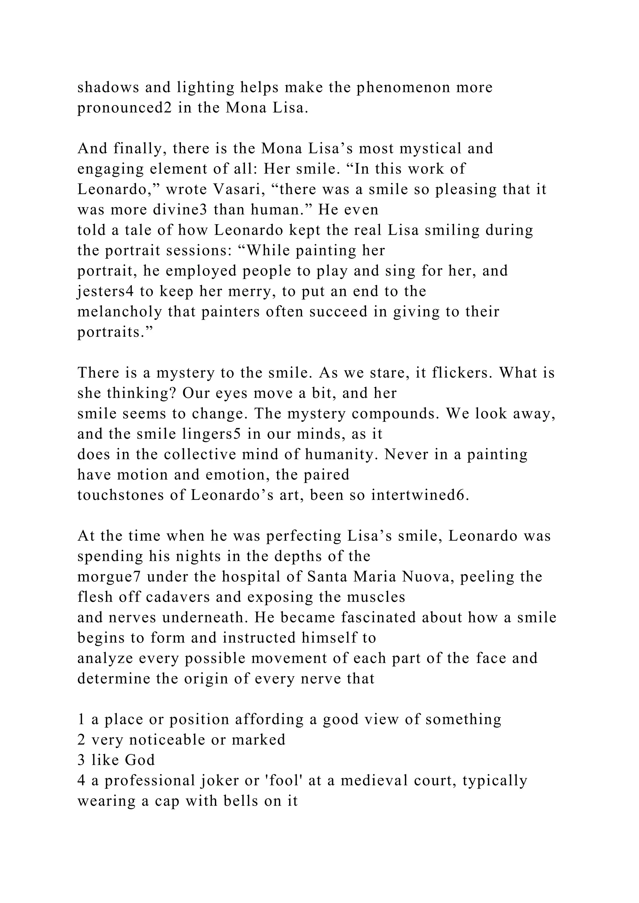 1 The Eyes And The Smile Of Mona Lisa Walter Isaa.docx