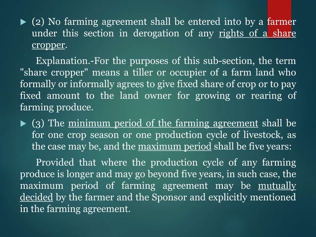1 THE FARMERS ACT (PART I) | PPT