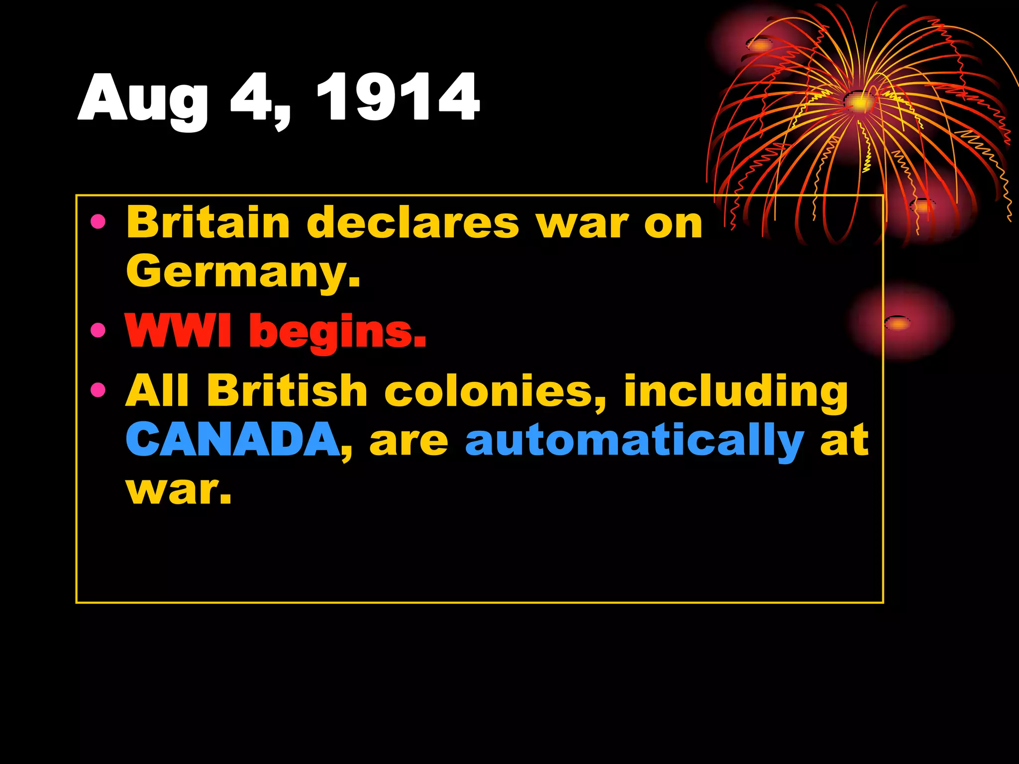 1 the main causes of wwi slideshare version | PPTX | Death, Injury, or ...