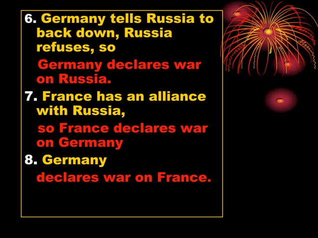 1 the main causes of wwi slideshare version | PPTX | Death, Injury, or Military Conflict ...