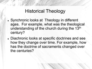 Biblical Theology Prologue | PPT