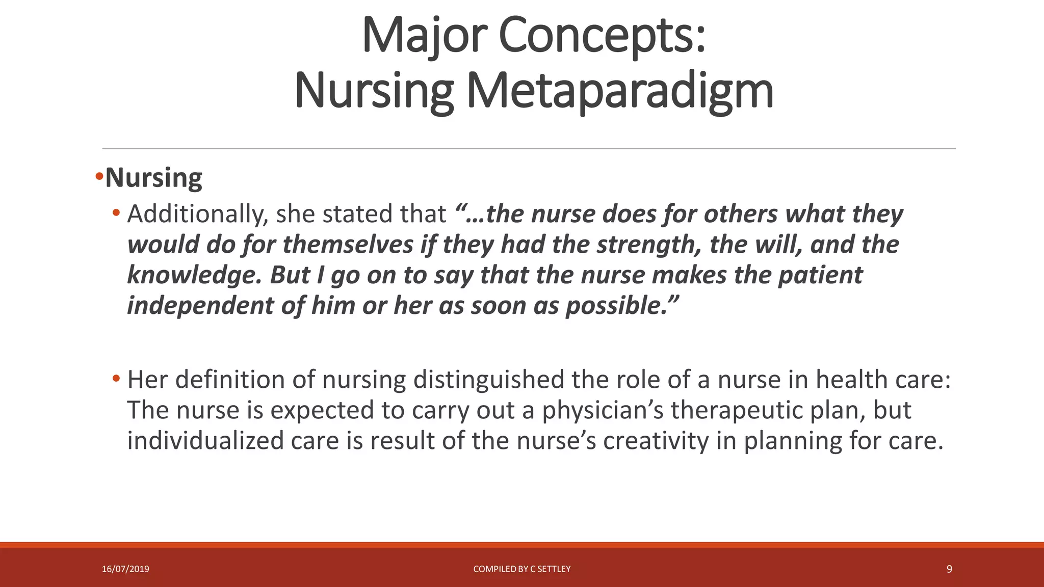 Nursing theories and models | PDF
