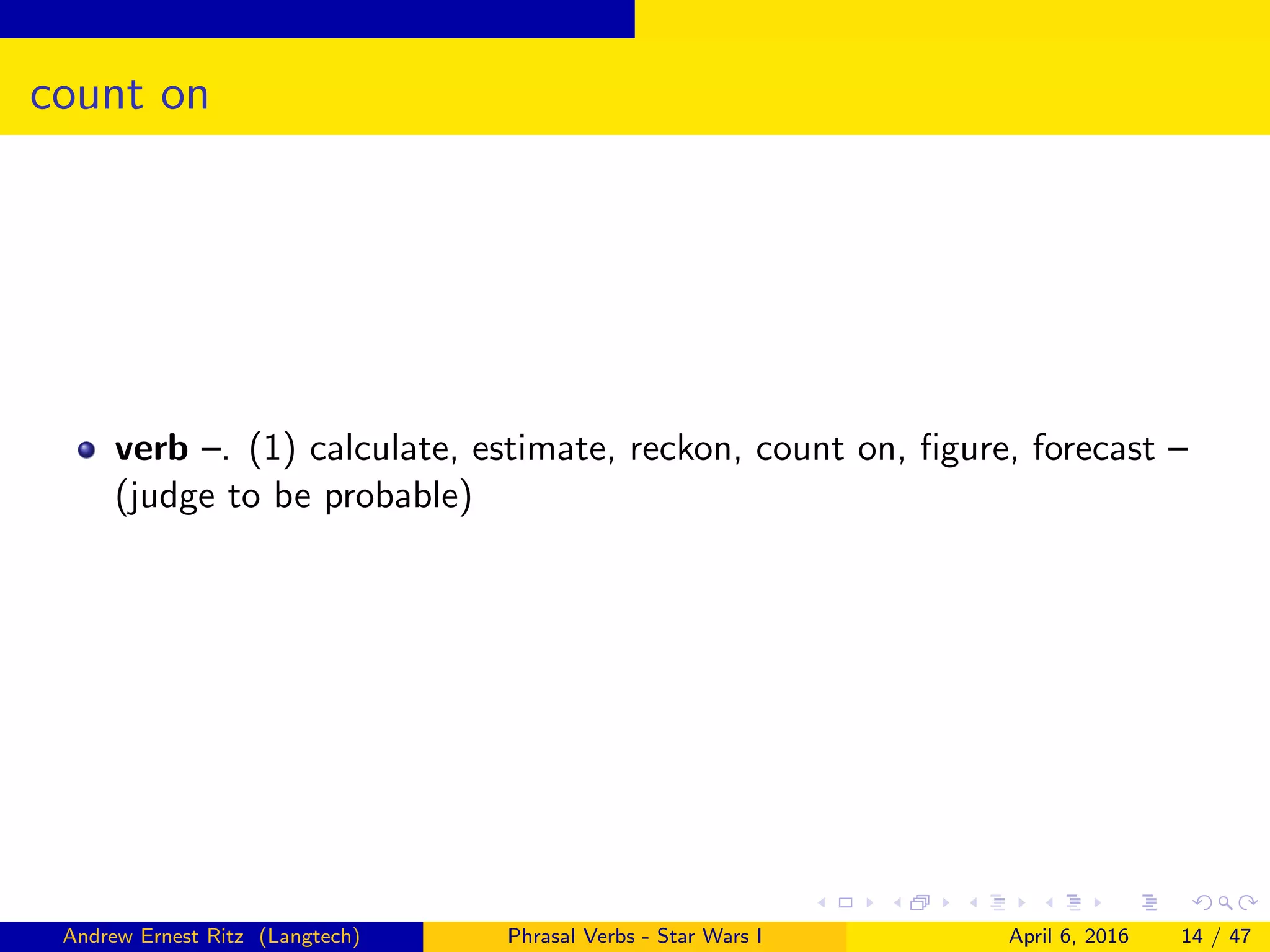 Phrasal Verbs - Star Wars Episode I - The Phantom Menace | PPT