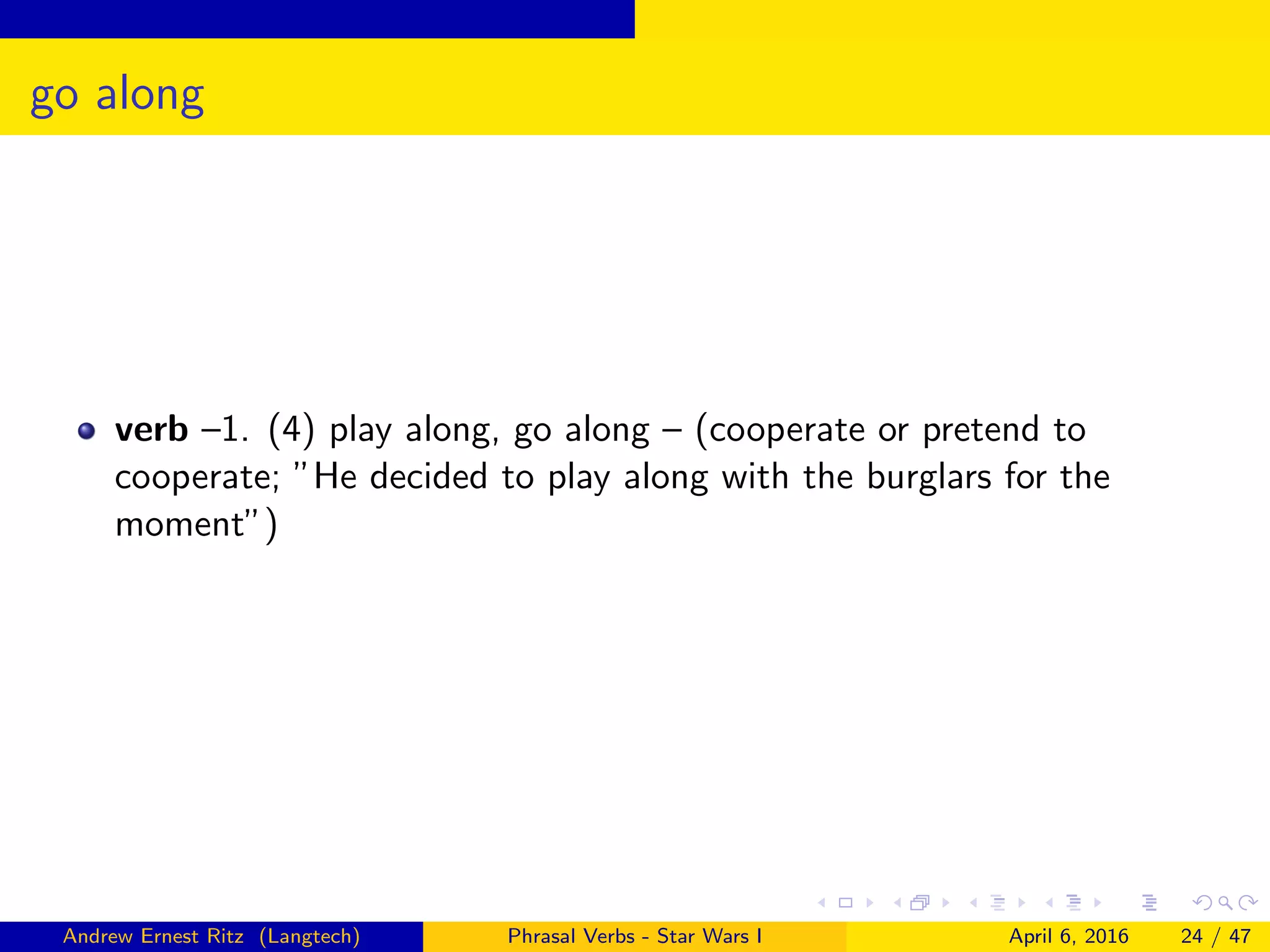 Phrasal Verbs - Star Wars Episode I - The Phantom Menace | PPT