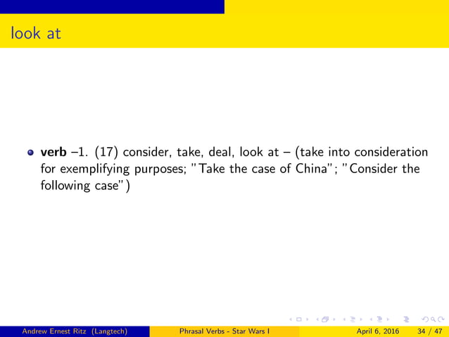Phrasal Verbs - Star Wars Episode I - The Phantom Menace | PPT
